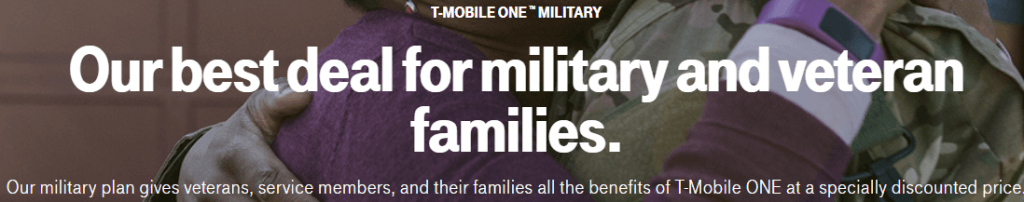 T-Mobile Military Discount Promotion: 4 Unlimited Lines for $100/Month