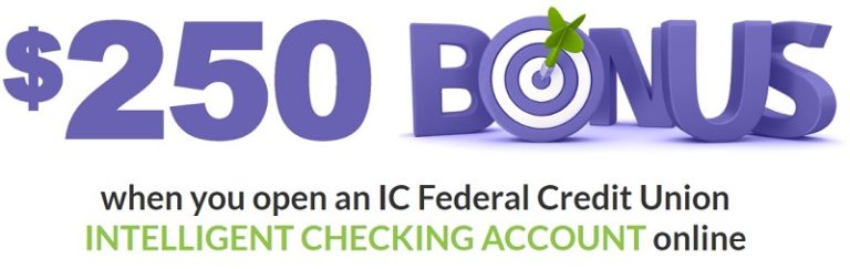 IC Federal Credit Union $250 Checking Bonus (MA)