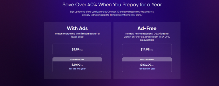 HBO Promotions: Save 40% Off HBO Max Yearly Plans