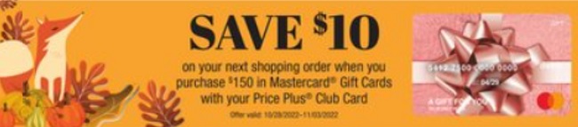 Shoprite: Get $10 Off Next Shopping Order w/ Buy $150 Mastercard Gift ...