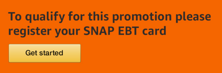 Amazon SNAP EBT Card Users: $10 Off $25 Grocery Orders