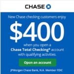 Chase Total Checking Account $400 Bonus - Ends 7/15/26